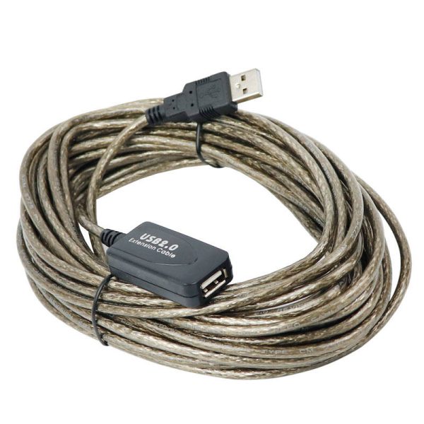 کابل افزایش طول USB 2.0 به طول 10 متر - فروشگاه آونگ رایانه