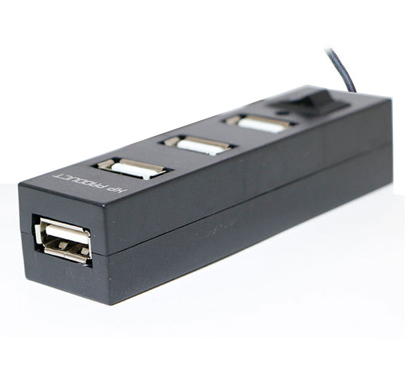 هاب ۴ پورت USB 2.0 ایکس پی-پروداکت مدل XP-H806D - فروشگاه آونگ رایانه