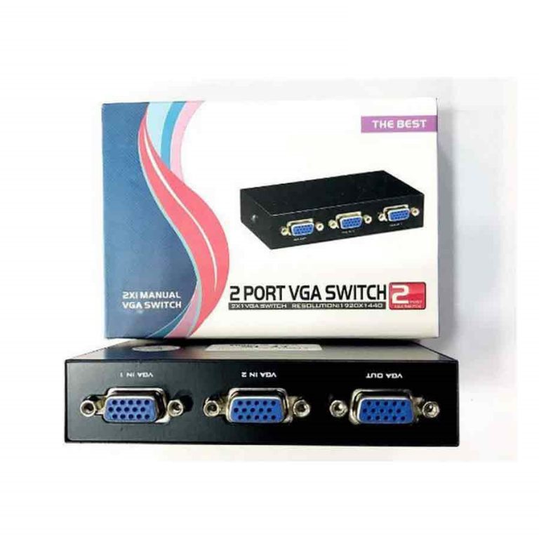 سوییچ 2 به 1 VGA - فروشگاه آونگ رایانه