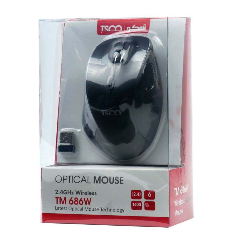 موس بی سیم تسکو مدل TM 686W - فروشگاه آونگ رایانه