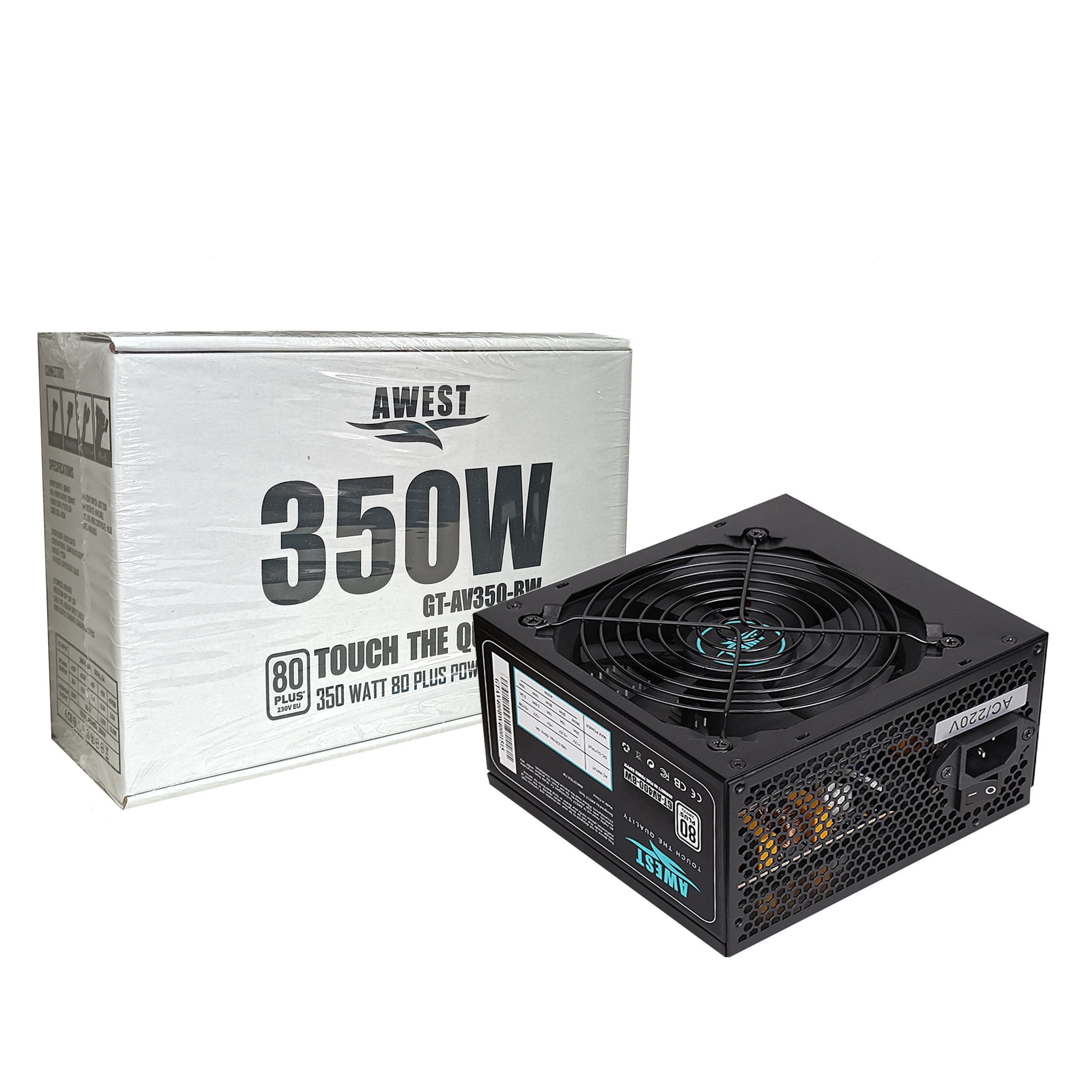 منبع تغذیه AWEST مدل Power 350W GT-AV350-BW - فروشگاه آونگ رایانه