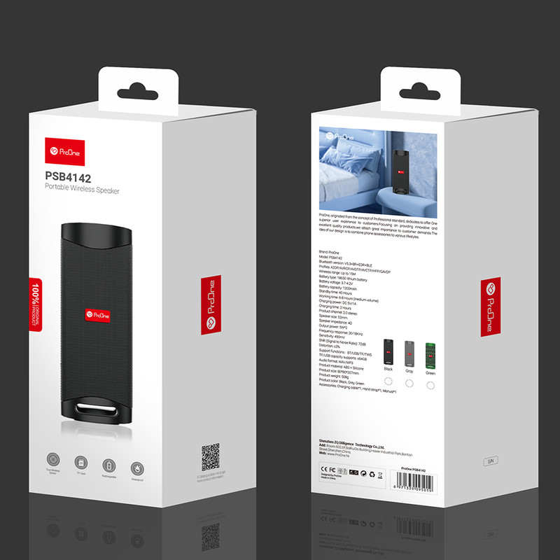 اسپیکر بلوتوثی قابل حمل پرووان مدل PSB4142 - فروشگاه آونگ رایانه